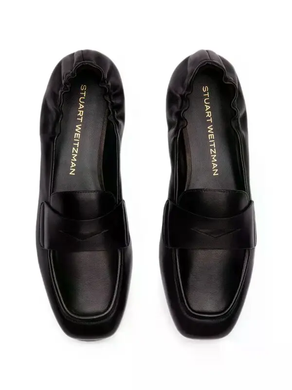 STUART WEITZMAN Bryant Ruched Loafers