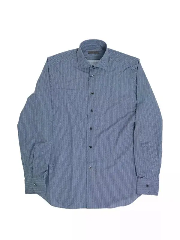 Corneliani Herringbone-patterned French-collar Shirt