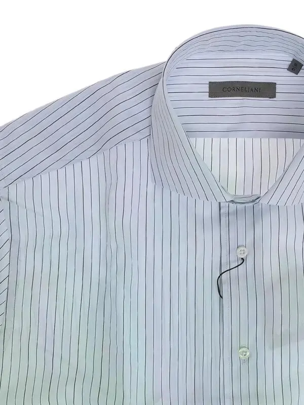 Corneliani Striped Long-sleeve Shirt