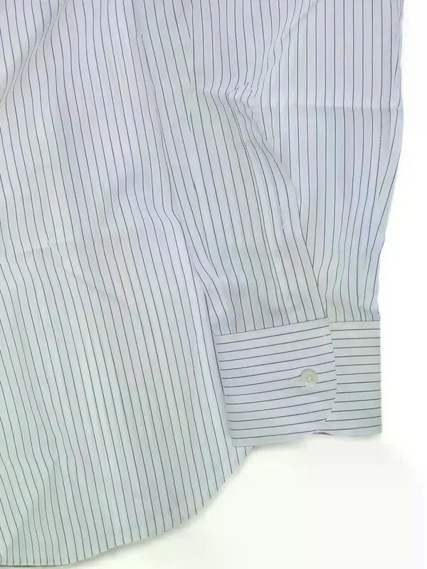Corneliani Striped French-collar Shirt