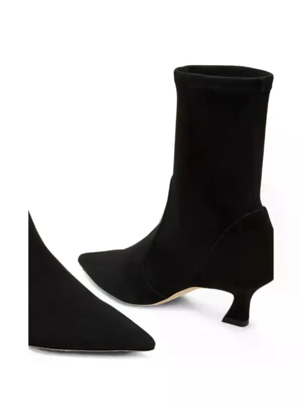 STUART WEITZMAN Vinnie Pointed-toe Ankle Boots