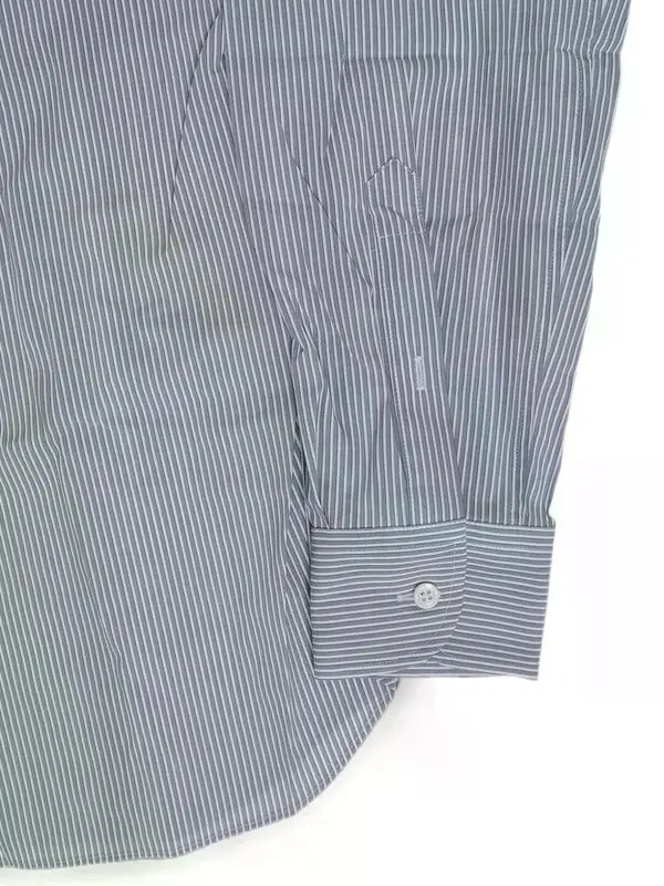 Corneliani Striped French-collar Shirt
