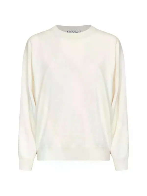 Brunello Cucinelli Monili-trimmed Cashmere Sweater