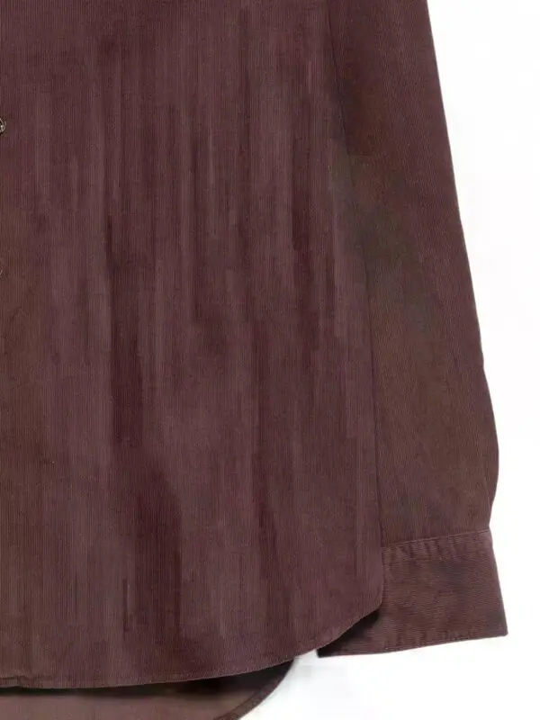 Canali Corduroy Long-sleeve Shirt