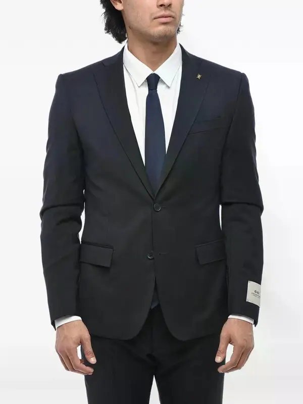 Corneliani Jacquard Flap-pockets Two-piece Suit