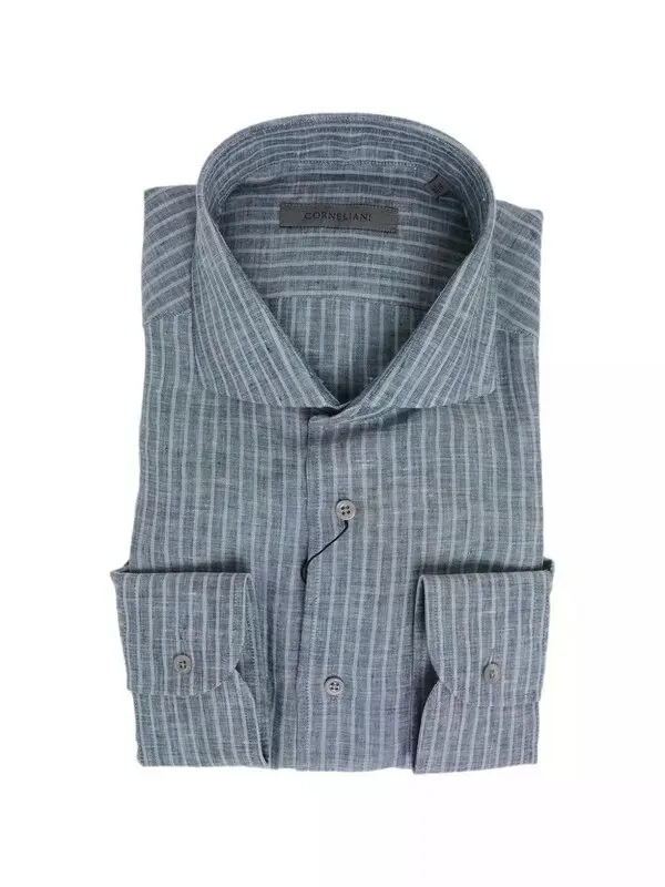 Corneliani Striped Linen Shirt