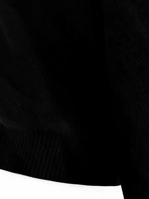 Stone Island Rws Wool High Neck Zip-up Jumper