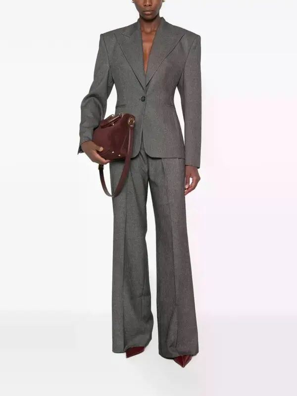 Andamane Toni Single-breasted Blazer - Grey
