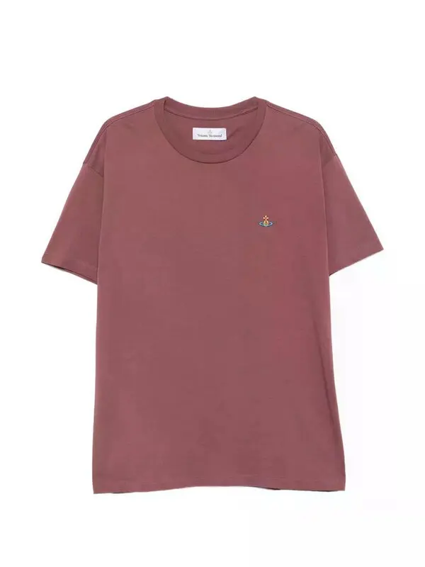 VIVIENNE WESTWOOD Orb-embroidered T-shirt