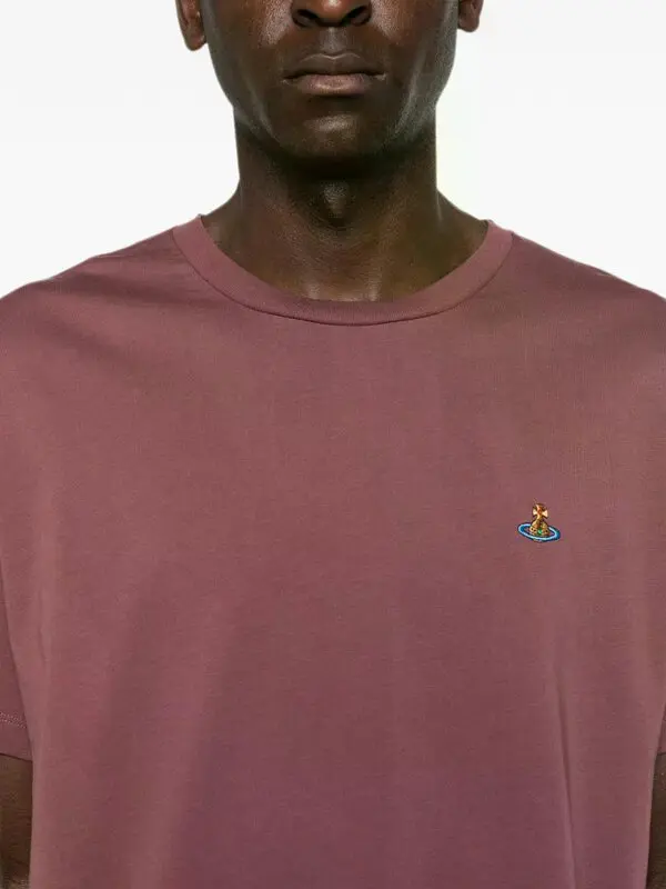 VIVIENNE WESTWOOD Orb-embroidered T-shirt