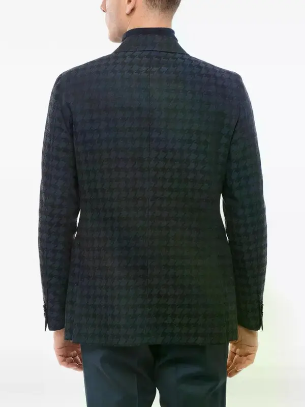 Corneliani Houndstooth Double-breasted Blazer