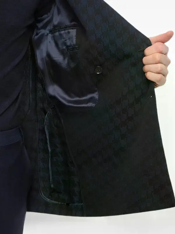 Corneliani Houndstooth Double-breasted Blazer