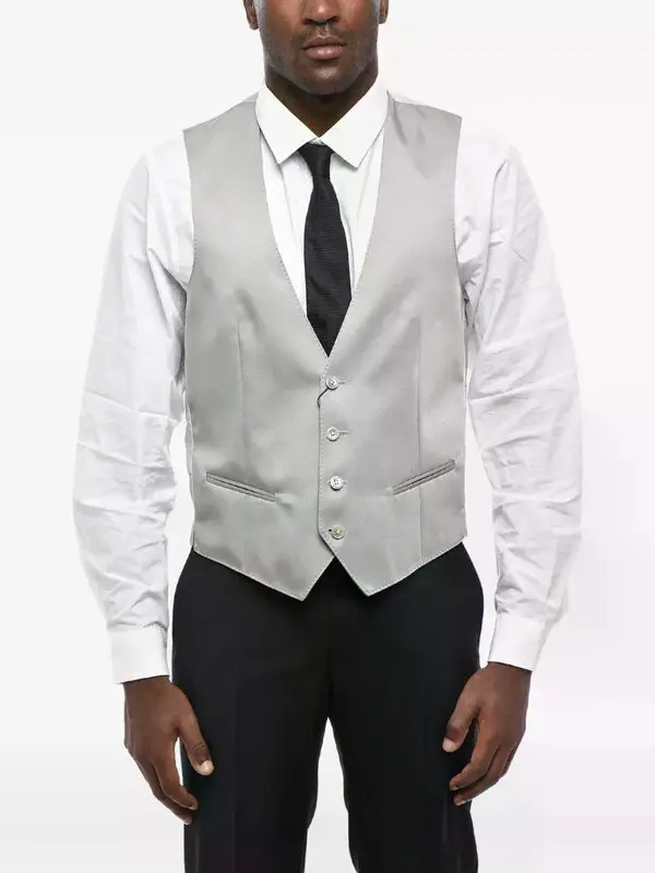 Corneliani Satin-finish Welt-pocket Waistcoat