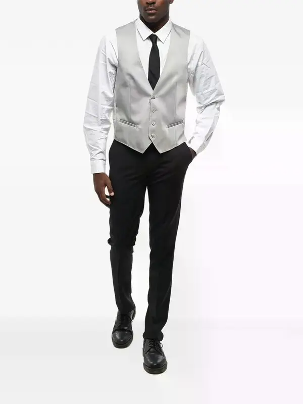 Corneliani Satin-finish Welt-pocket Waistcoat