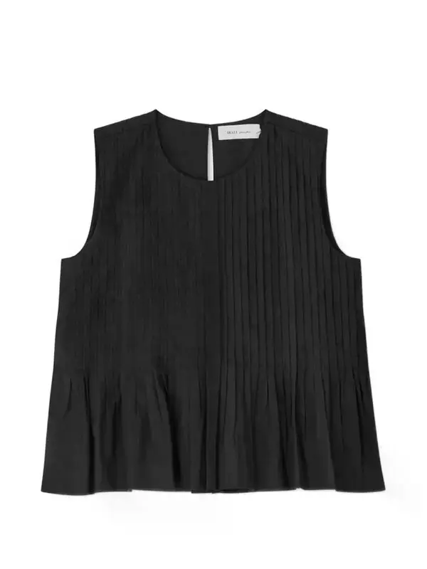 SKALL STUDIO Pintucked Peplum Top