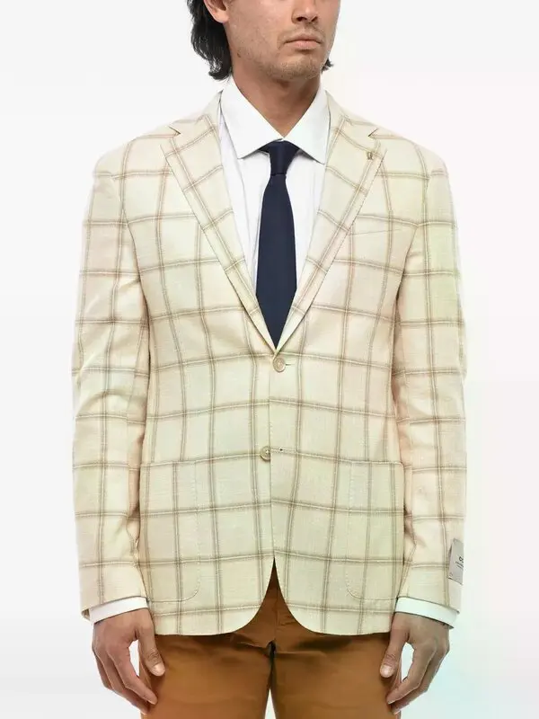 Corneliani Checked Patch-pocket Blazer