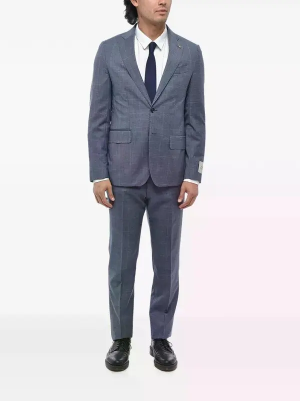 Corneliani District Check Single-breasted Suit