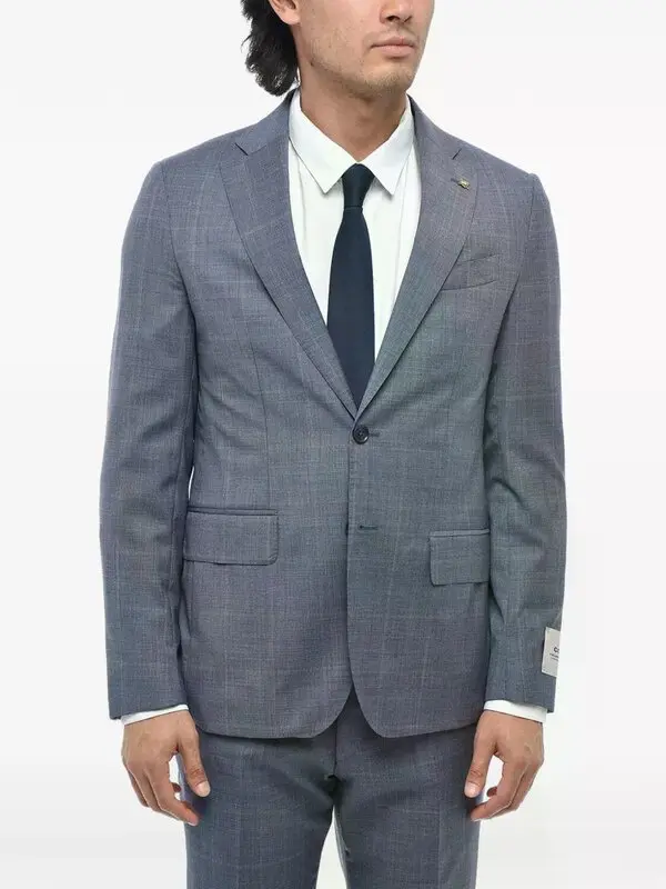 Corneliani District Check Single-breasted Suit