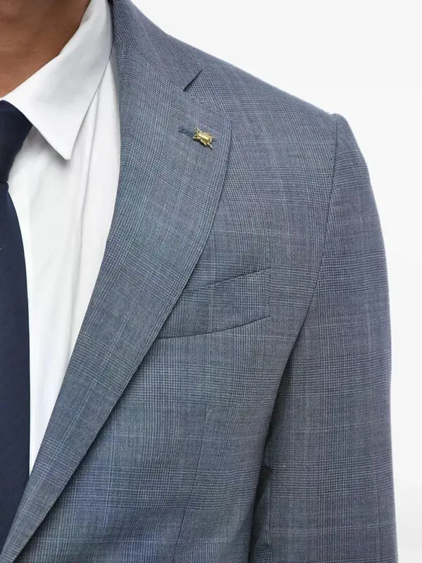 Corneliani District Check Single-breasted Suit