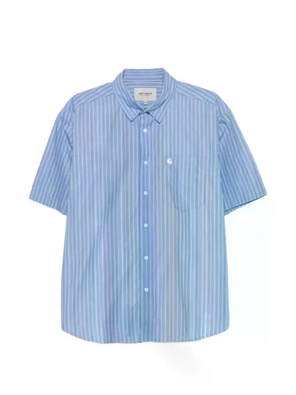Carhartt Work In Progress Vertical-stripe Short-sleeve Shirt