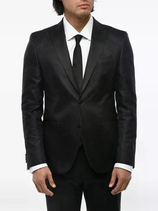 Corneliani Silk Jacquard Blazer