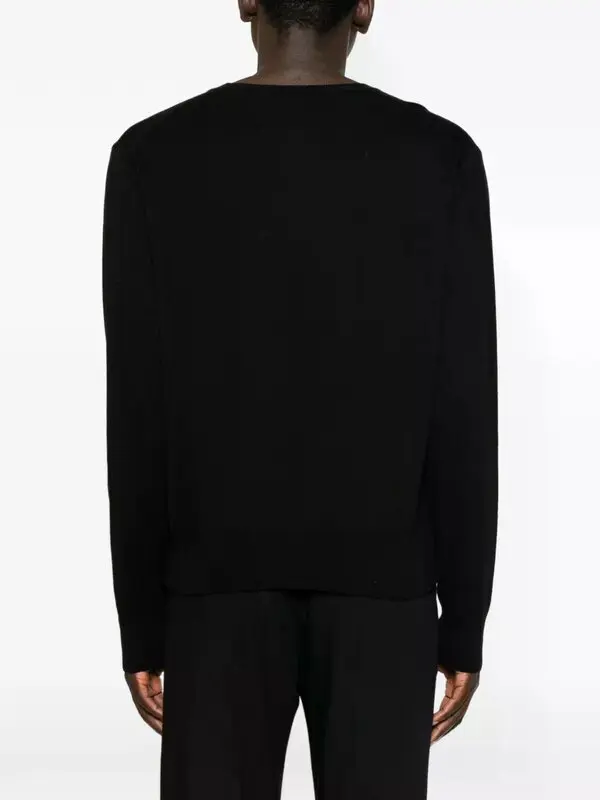 VIVIENNE WESTWOOD Orb-embroidered V-neck Sweater