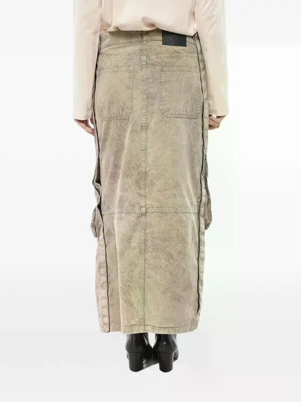 Y/project Maxi Cargo Denim Skirt