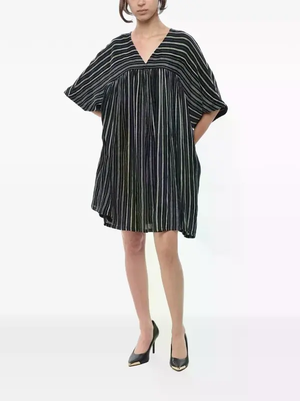 Woolrich Striped V-neck Dress