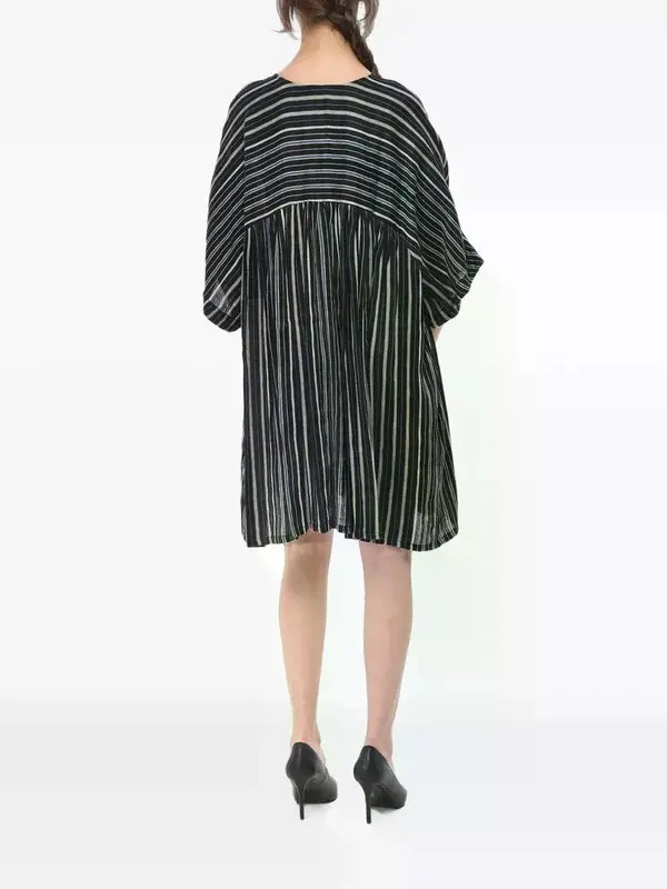 Woolrich Striped V-neck Dress