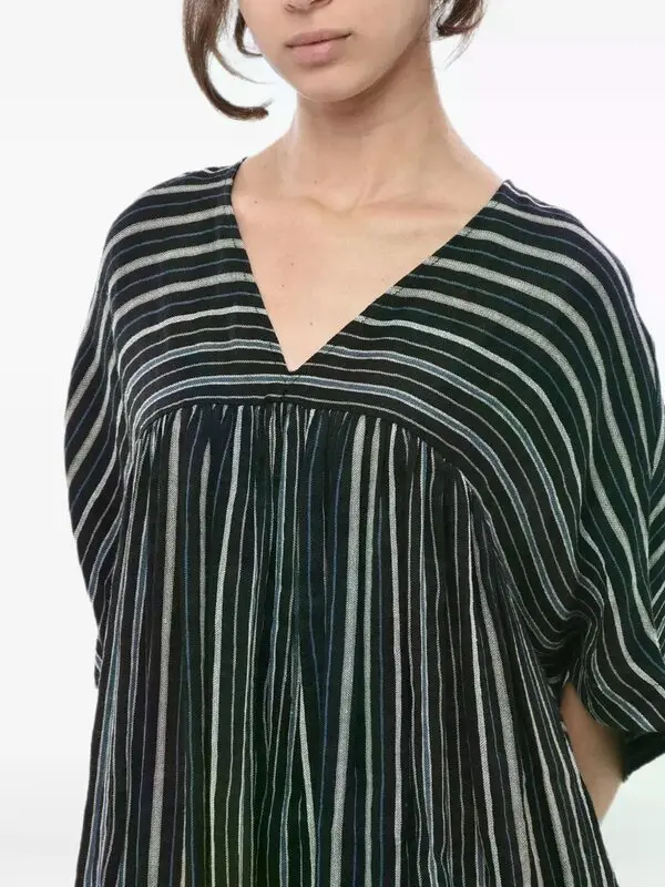 Woolrich Striped V-neck Dress