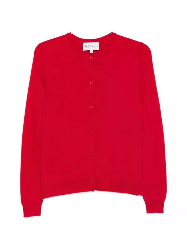 Eric Bompard Crew-neck Button-up Cardigan