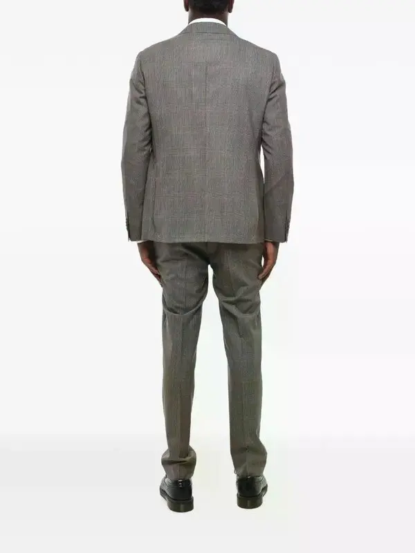Corneliani District Check Virgin Wool Suit