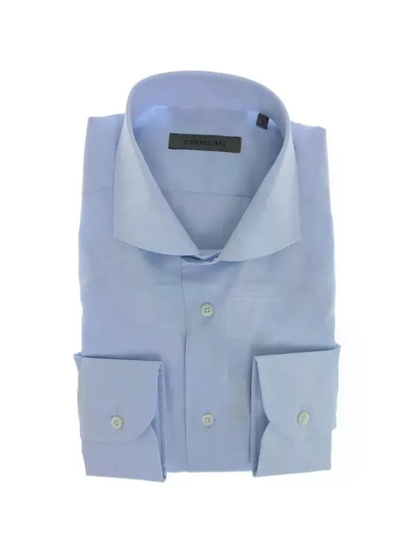 Corneliani French-collar Shirt - Blue