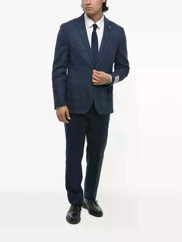 Corneliani Checked Single-breasted Blazer
