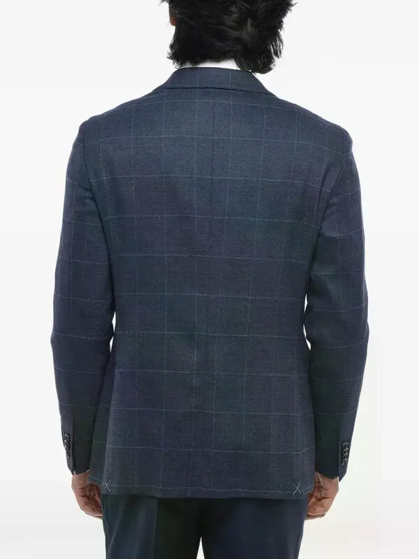 Corneliani Checked Single-breasted Blazer