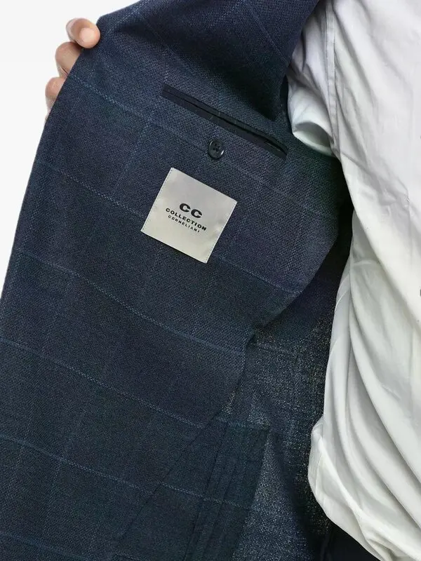 Corneliani Checked Single-breasted Blazer