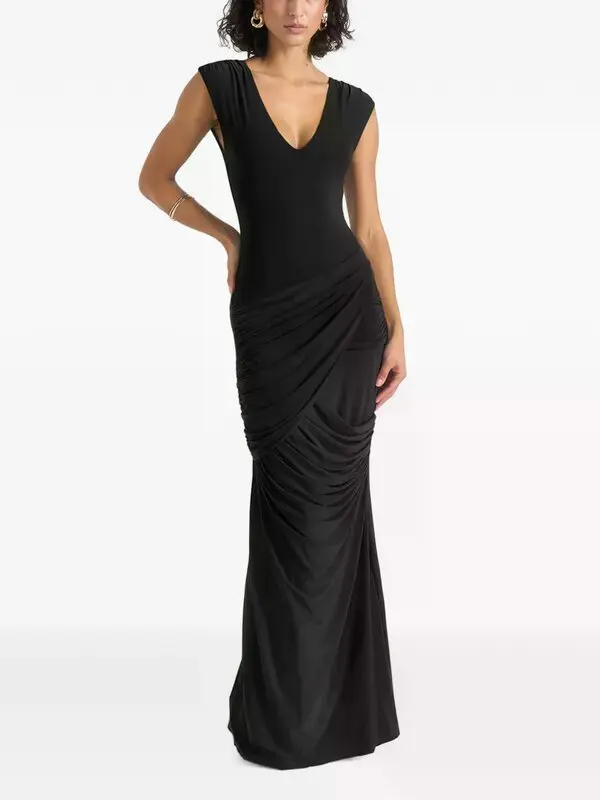 Manière De Voir Bridget Ruched Maxi Dress