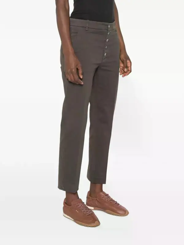 DONDUP Nima Cropped Button-fly Trousers