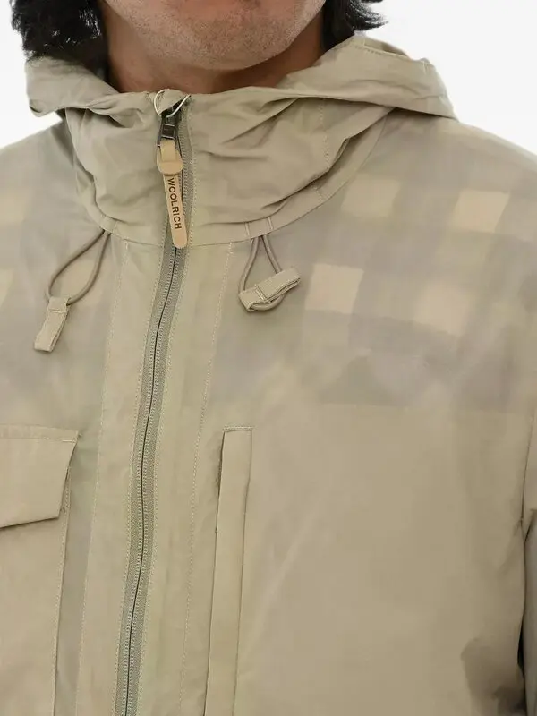 Woolrich Hooded Drawstring Utility Jacket
