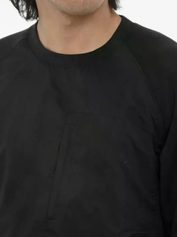 Woolrich Zip-pocket Crew-neck Sweater