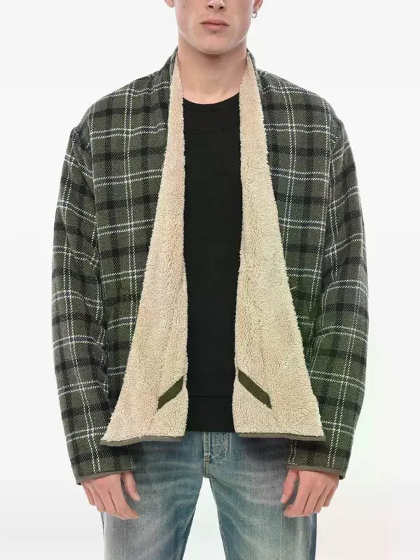 GREG LAUREN Reversible Checked Overshirt