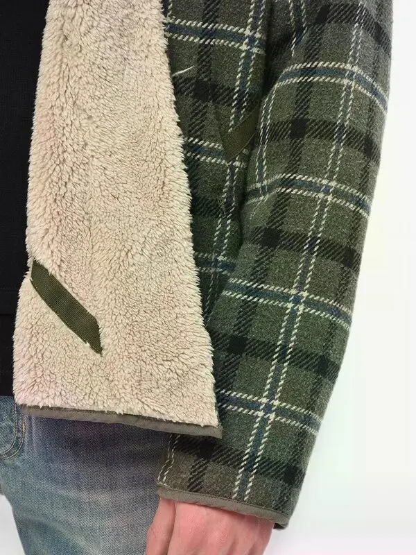 GREG LAUREN Reversible Checked Overshirt
