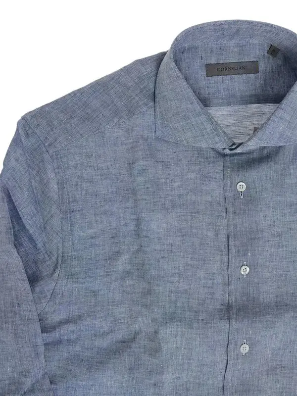 Corneliani French Collar Linen Shirt