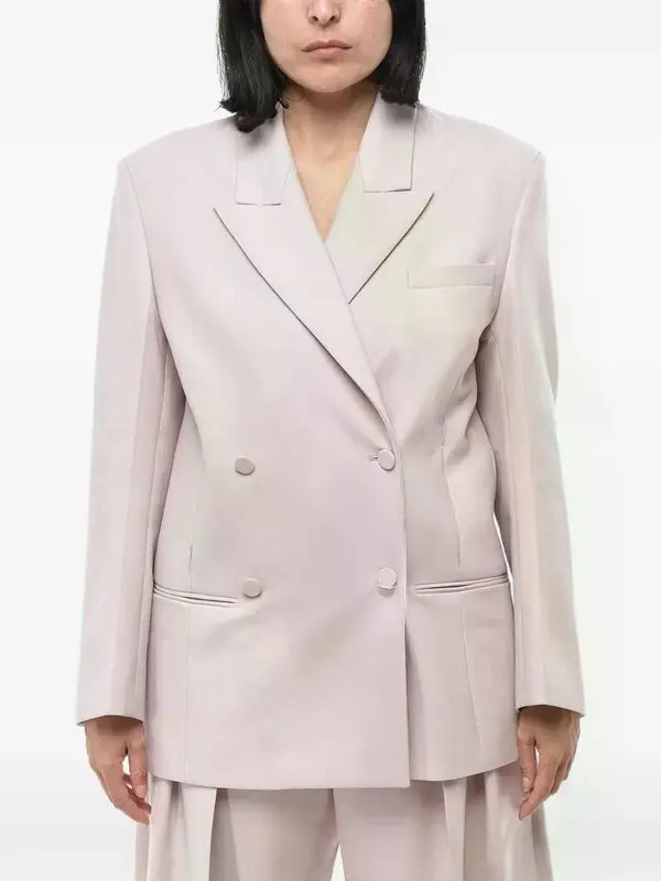 SUPER BLOND Double-breasted Oversized Blazer