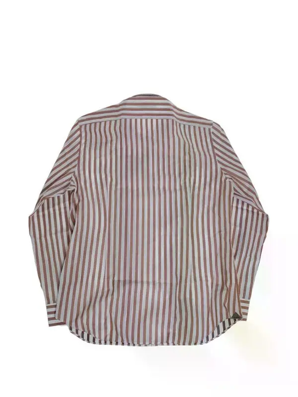 Corneliani Striped French-collar Shirt