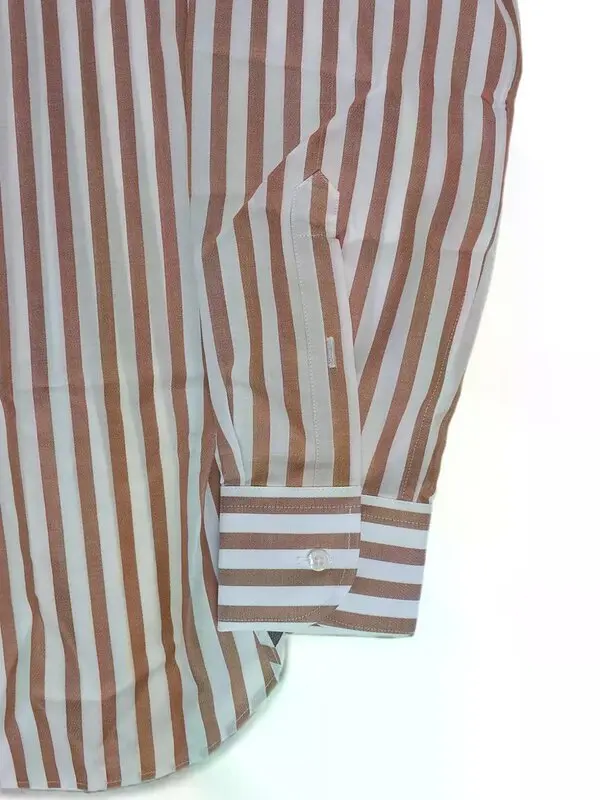 Corneliani Striped French-collar Shirt