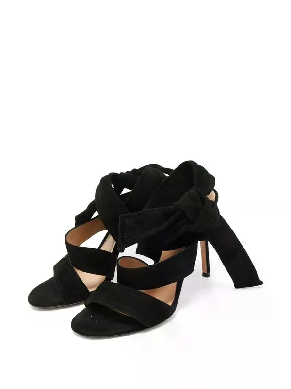 GIANVITO ROSSI Suede Ankle-strap Sandals