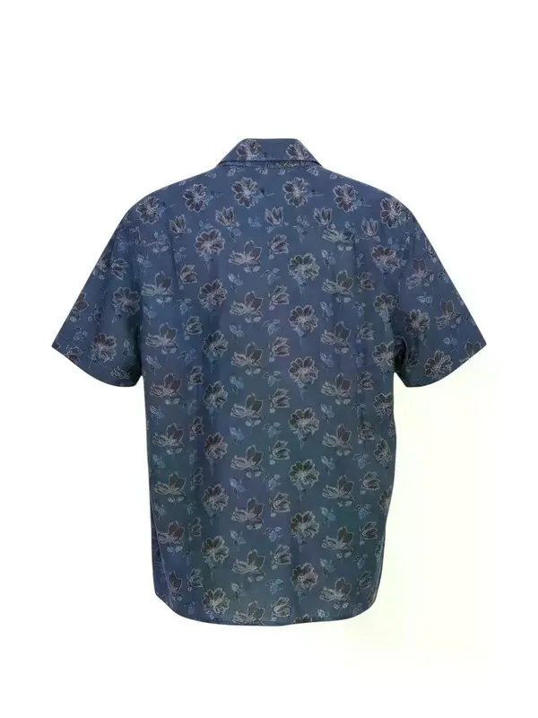 Isaia Floral-print Short-sleeve Shirt
