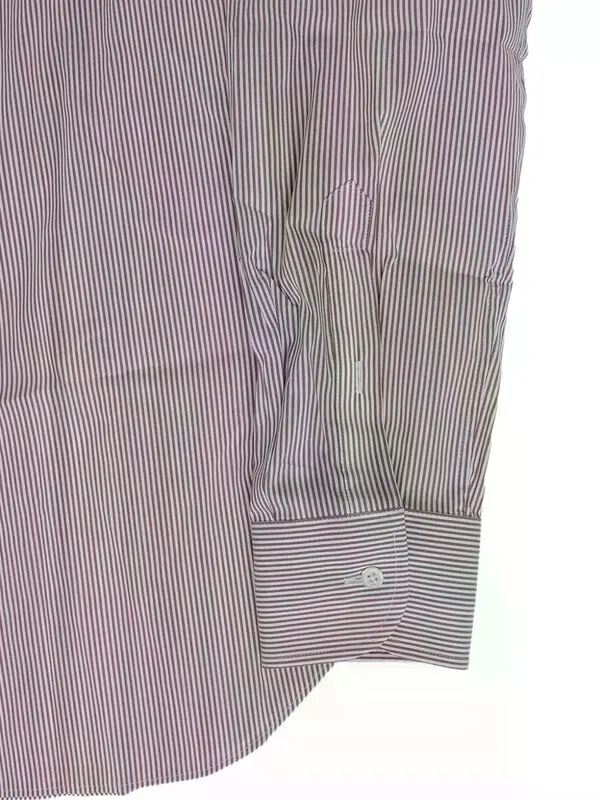 Corneliani Striped French-collar Shirt