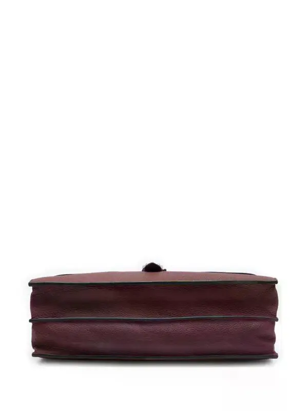 Hermès Clemence Sac A Depeches 38 Business Bag - Red
